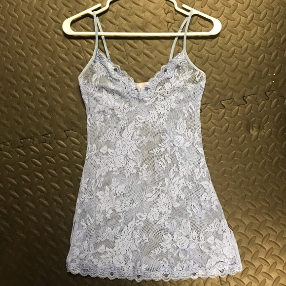 Victoria's Secret | Intimates & Sleepwear | Nwot Light Blue Lace ...